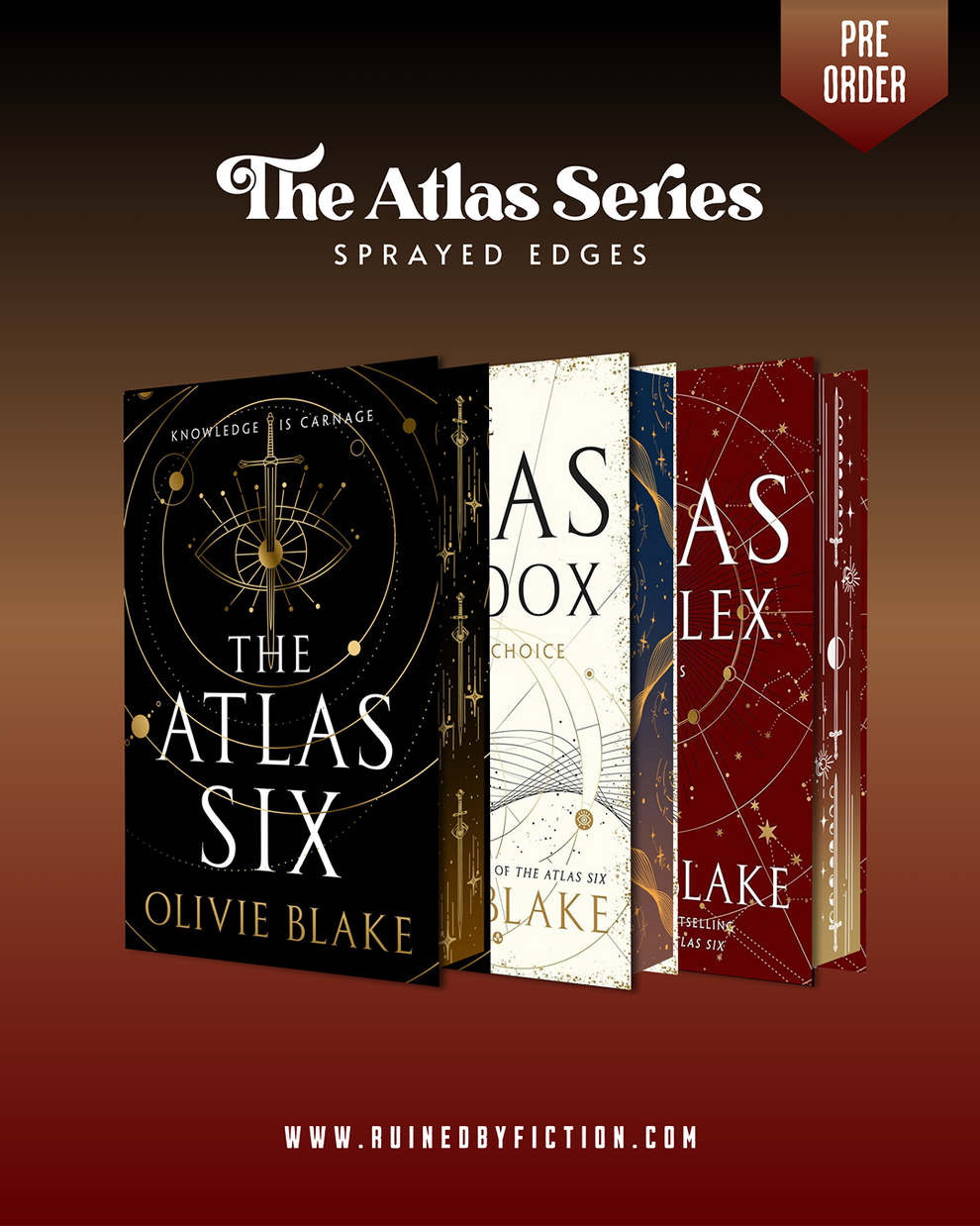The Atlas Series - Sprayed Edges – Ruined By Fiction