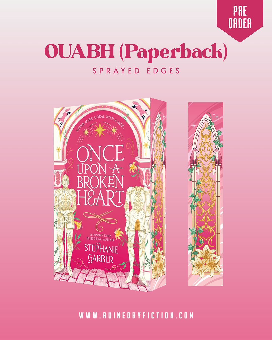 Once Upon A Broken Heart Series (Paperback) - Sprayed Edges – Ruined By ...
